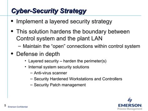 Control System Cyber Security A Different Approach PPT