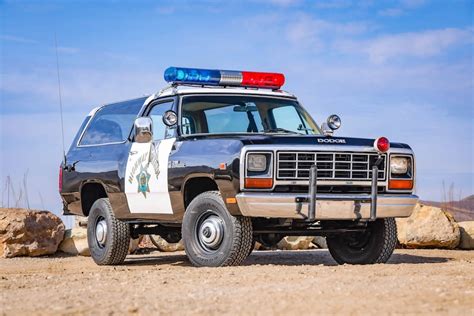 Retired 1982 Dodge Ramcharger Chp Cruiser Is One Seriously Cool Find