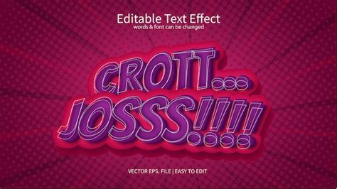 Premium Vector Editable Vector Text Effect