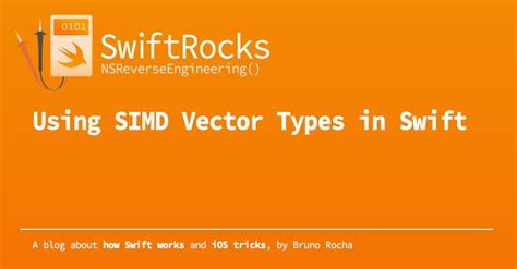Using Simd Vector Types In Swift Swift