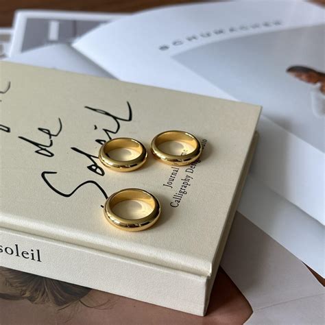 Minimalist Gold Plated Ring Very Chic Design And Depop