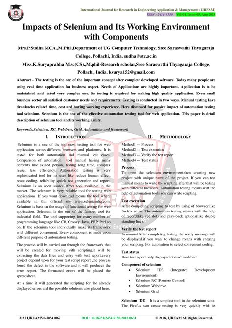 PDF Impacts Of Selenium And Its Working Environment With Components