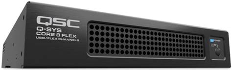 Q Sys Core 8 Flex Network And Analog I O Processor
