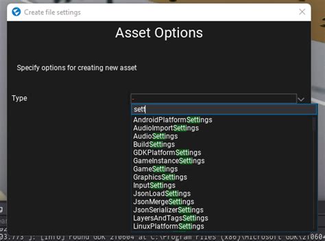 replace json asset dropdown for autocomplete · issue 771 · flaxengine