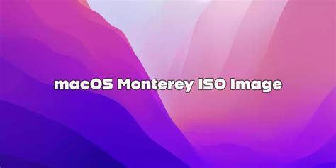 Download Macos Monterey Iso For Vmware And Virtualbox Ichumz