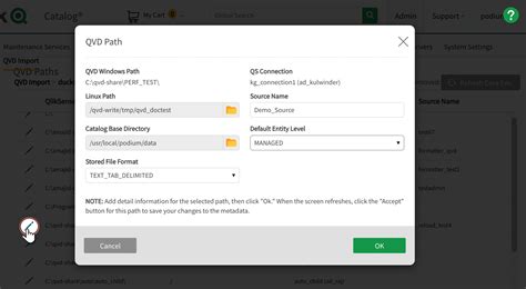 Qlikview Data Qvd File Import Qlik Catalog Help