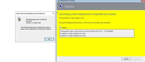 Mdt Capture Success But With Warnings Windows Spiceworks Community