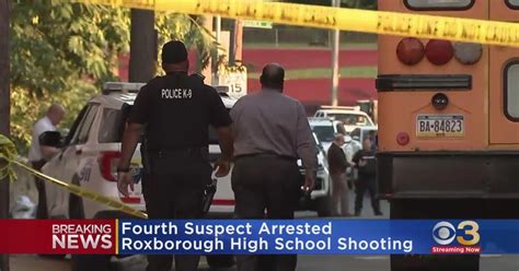 4th Suspect Arrested In Roxborough Hs Shooting Cbs Philadelphia