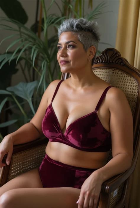 Velvet Lingerie For Mature Women