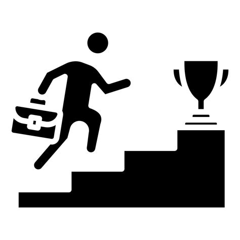 Career Progression Icon Line Vector Illustration 35947038 Vector Art At Vecteezy