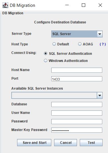 Database Migration Tool