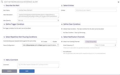 Interface Status Mismatch Alert Auvik Support