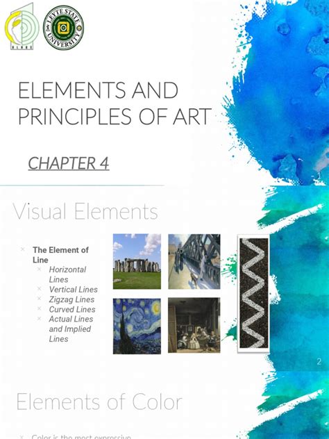 elements and principles of art pdf color composition visual arts