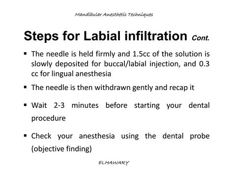 Mandibular Anesthetic Techniques PDF Ear Nose And Throat Conditions Diseases And Conditions