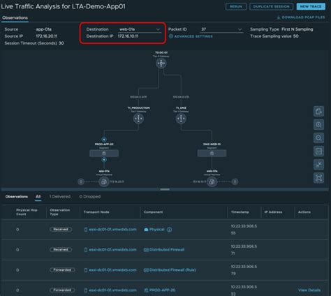 Nsx Live Traffic Analysis Yo Go Virtual