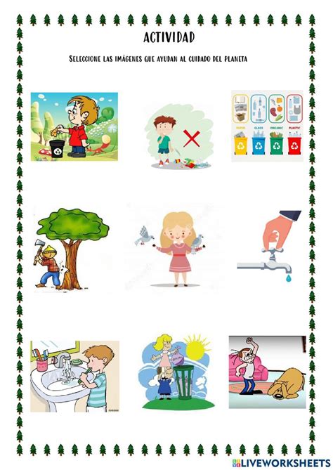 El Cuidado Al Planeta Worksheet Science Projects School Subjects