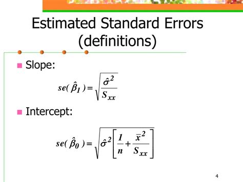 Ppt Bias And Variance Of Slope And Intercept Powerpoint Presentation