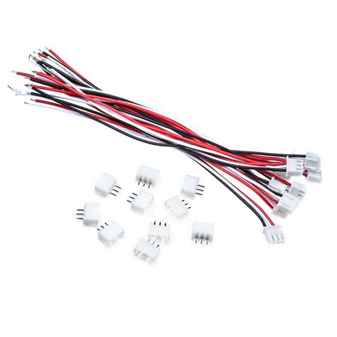 미니 Jst Xh 254mm 3 핀 커넥터 플러그 전자 라인 단일 연결 터미널 플러그 24awg 150mm 길이 와이어
