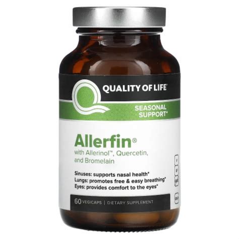 Quality Of Life Allerfin 60 Vegicaps 60 Count Kroger