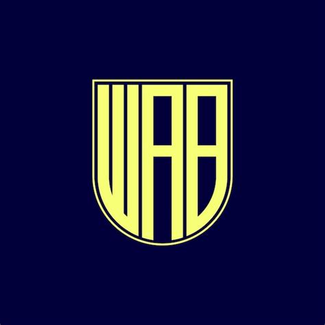 Premium Vector Wab Letter Logo Design