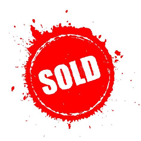 Sold Out Vector Stamp Stock Vector Illustration Of Symbol 45238467