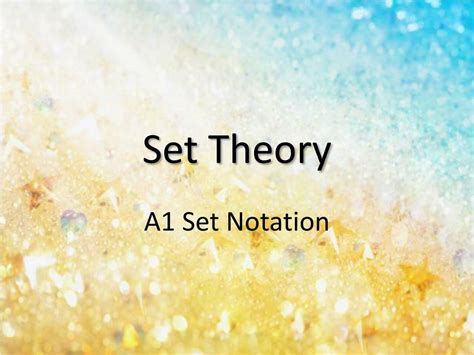 PPT Set Theory PowerPoint Presentation Free Download ID