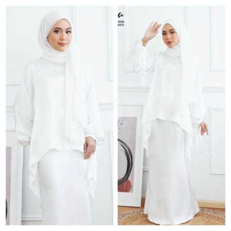 Baju Kurung Satin Zehraa Modern Kurung Satin Zehraa Kurung Nikah Mini Kurung Baju