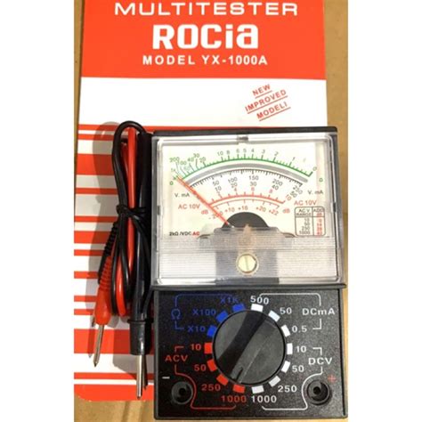 Jual Avometer Multitester Multimeter Analog Mini 1000a Viper Rocia Pengukur Arus Listrik Murah