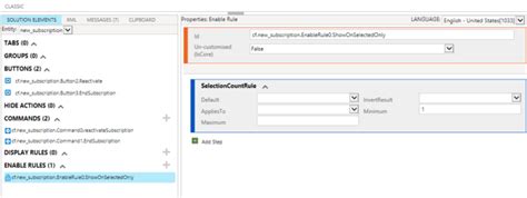 Enable Rule In Ribbon Workbench D365 Demystified