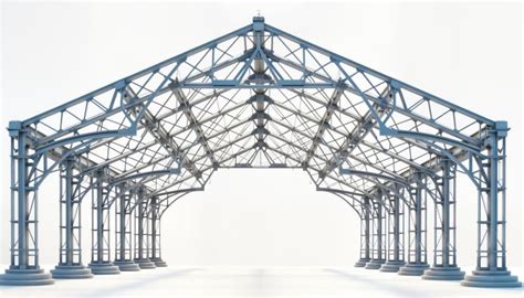 Modern Metal Framework Structure Intricate Design Shows Advanced