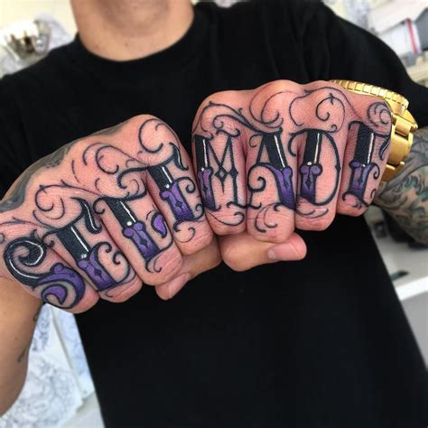 Tattoos For Men On Hand In Words