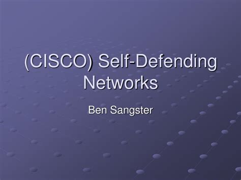 Ppt Cisco Self Defending Networks Powerpoint Presentation Free