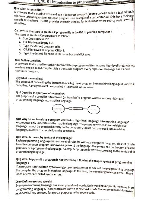 Solution 10 Class Computer Short Solved Chapter 01 Studypool