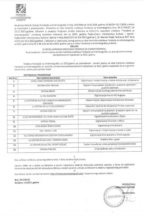 Bugojno Uskoro Dobija Kino Bugba Info Portal Bugojno