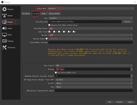 What Are The Best OBS Recording Settings Best Format Bitrate P
