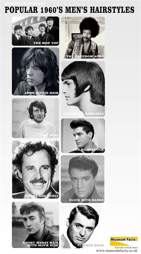 10 Popular 1960s Mens Hairstyles Modern History 1960s Mens