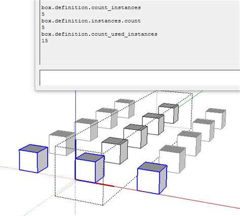 Counting Component Instances Returns Incorrect Number Ruby API