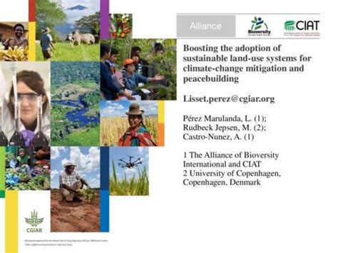 Boosting The Adoption Of Sustainable Land Use Systems For Climate