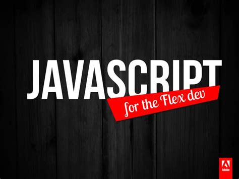 Javascript For Flex Devs Pdf Web Development Internet