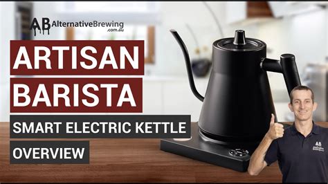 Artisan Barista Smart Electric Coffee Kettle Review Youtube
