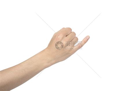 承诺手势之手在白色上隔离高清图片下载 正版图片503011835 摄图网