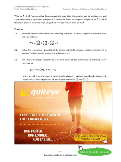 Boundary Element Methods For Engineers Part I 069 Pdf