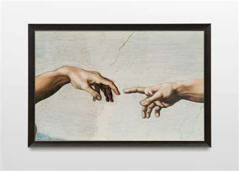 Two Hands Touching Art
