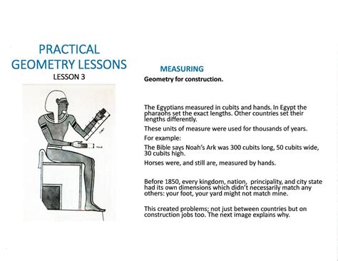Jane Griswold Radocchia Practical Geometry Lesson 3