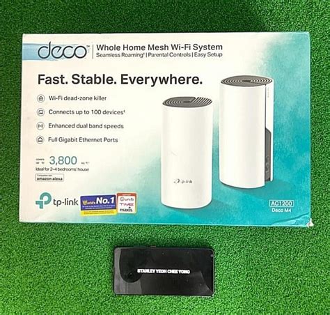 Tp Link Deco M4 Ac1200 Whole Home Mesh Wi Fi System 2 Pack Computers And Tech Parts