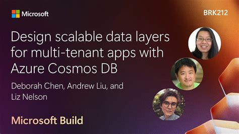 Design Scalable Data Layers For Multi Tenant Apps With Azure Cosmos Db Microsoft Build 2025