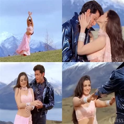Hrithik Roshan And Ameesha Patel In The Song ‘na Tum Jaano Na Hum From