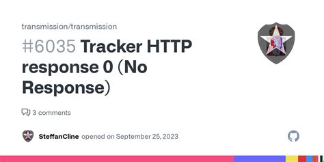 Tracker Response 0 No Response · Issue 6035 · Transmissiontransmission · Github