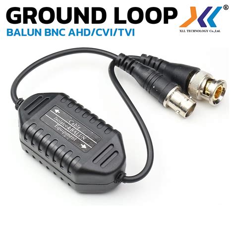 Ground Loop Isolator BALUN BNC AHD CVI TVI บาลนปองกนสญญาณรบกวน XLL Technology