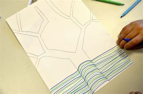 Lines Forming A Three Dimensional Tree Zantangle Art Op Art Art Curriculum Homebabe Art